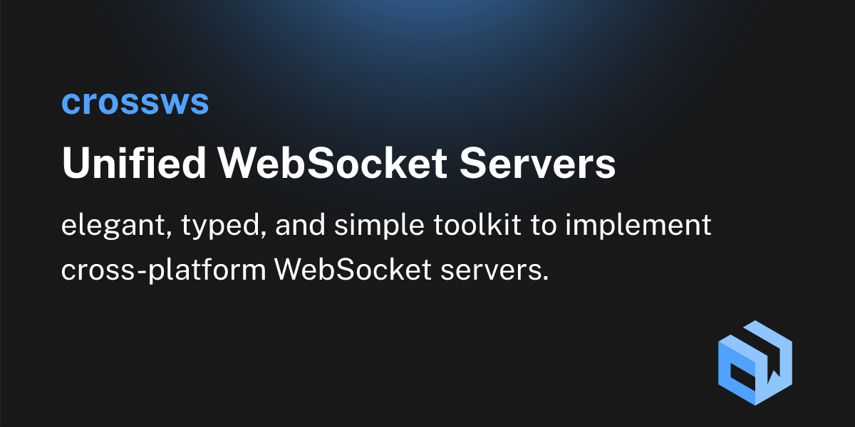 crossws - Unified WebSocket Servers